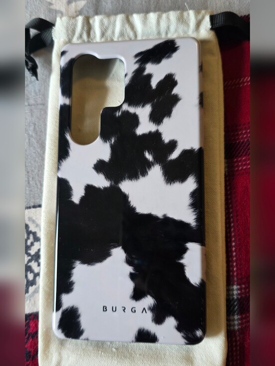 Burga | Cell Phones & Accessories | Burga Black White Cow Print Phone ...